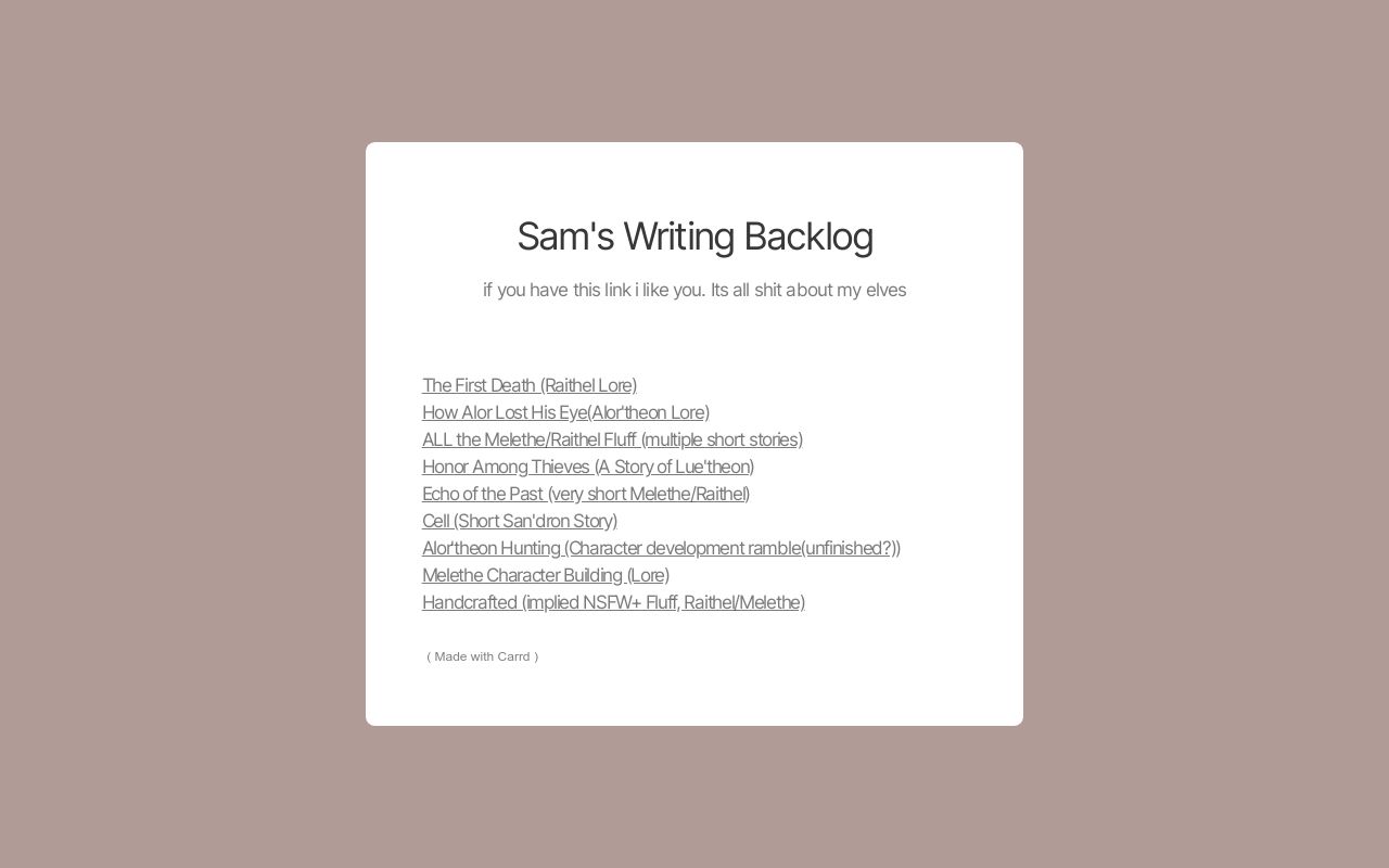 samwriting